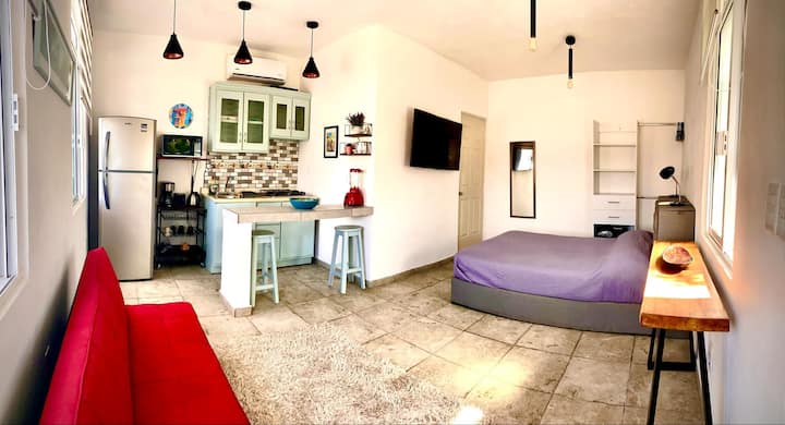 Loft Amplio Y Confortable. - Puerto Morelos