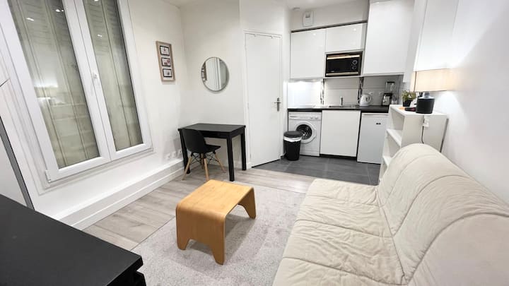 Cosy Studio Buttes Chaumont Wifi - Paris