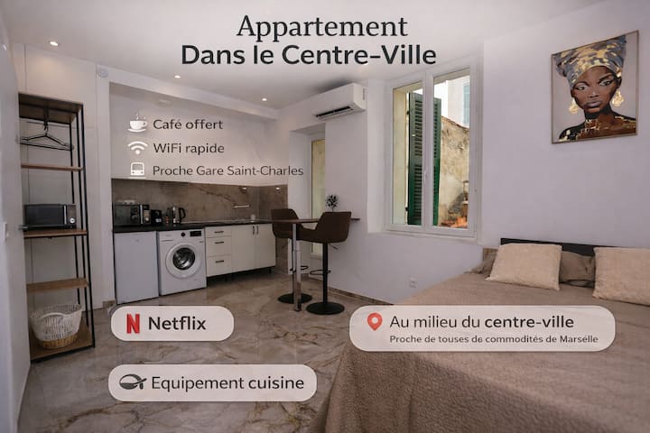 Appartement Gare Saint Charles 100 M
Centre Ville - Marseille