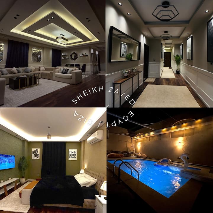 Sheikh Zayed House & Pool (Giza). - Egypt