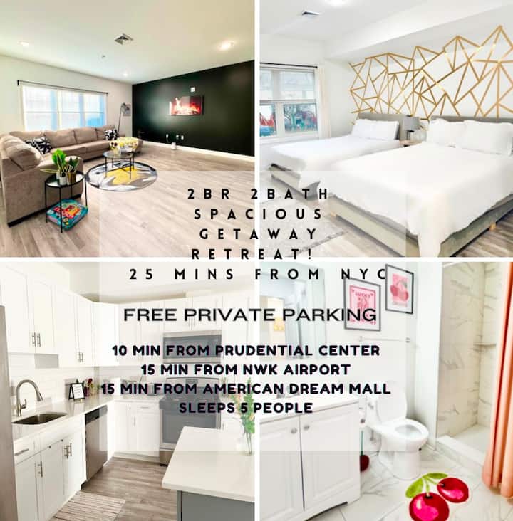Spacious Condo 20 Min From Nyc - Newark