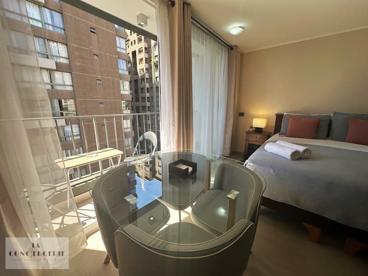 Comodo Estudio Full Equipado - Santiago