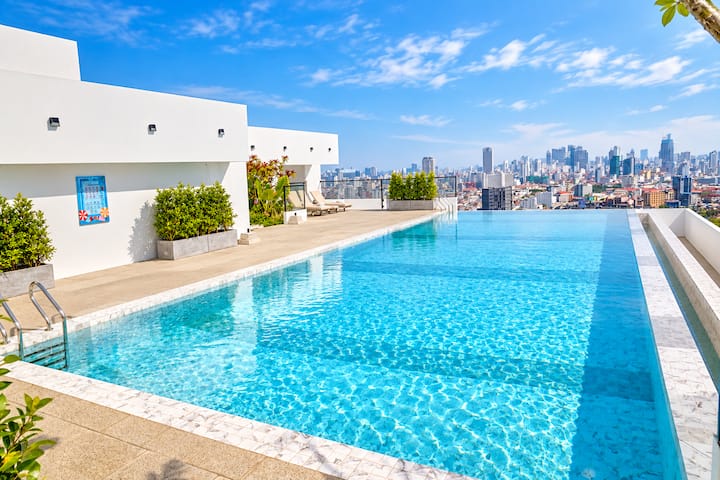 Bnb Khmer  Condo Cocooning  Rooftop & Gym - Cambodia