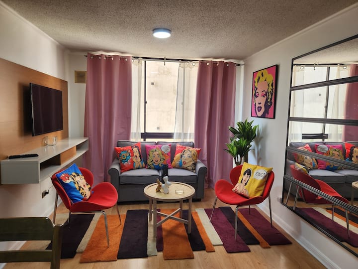Lindo Hogar Al Estilo Popart - Santiago