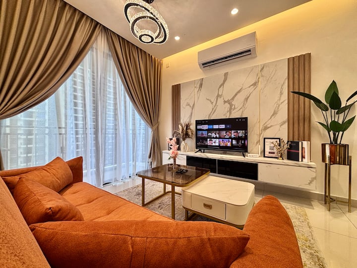 3-4pax2bed | Luxurycozyhome Cp Jbtown | Netflix - Johor Bahru