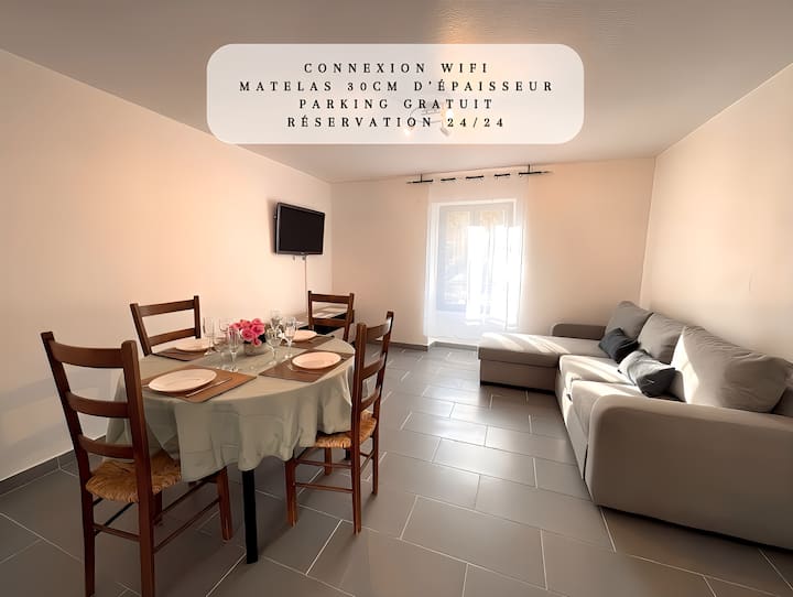 Confort - Wifi - Linge De Lit Inclus - Roanne