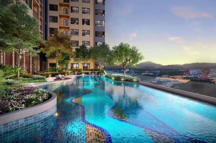 Luxury Condo 23f Pool Mountain View City Center - Chiang Mai