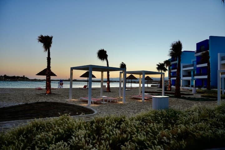 شاليه مكون من غرفتين نوم وصالة في ايلة - Áqaba