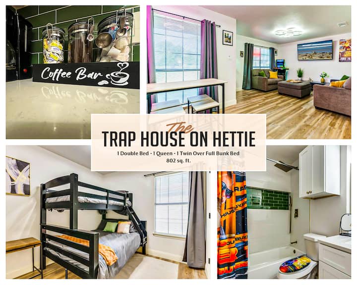 The Trap House On Hettie Downtown Denton W/ Fiber - Denton, TX