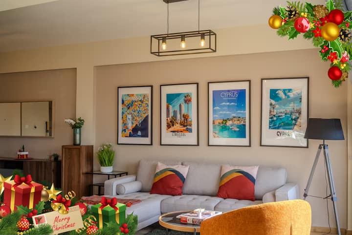 Beach Seconds Away | Quality Sleep | Full Kitchen - Limassol