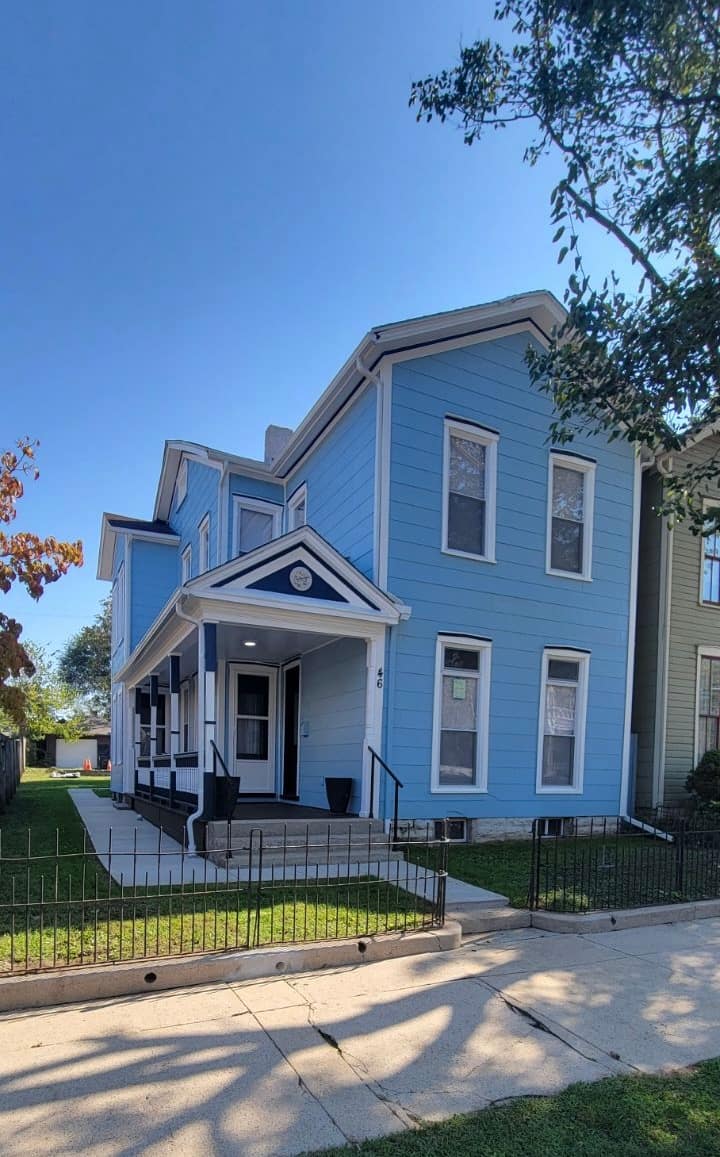 The Big Blue House— Historic St. Anne's Hill - Dayton, OH