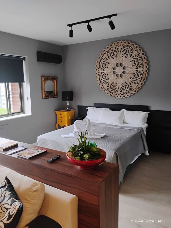 Apto 705  Prinz 2pax Otto Boehm Estac Piscina Acad - Joinville