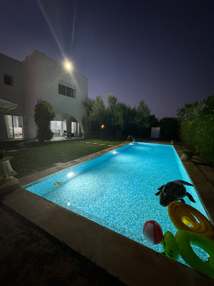 Villa Monchar Avec Piscine 10 Min Hammamet Yasmine - Hammamet