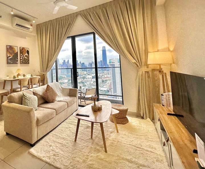 6pax| 2r2b Trion Kl City View | 10mins To Klcc Trx - Kuala Lumpur