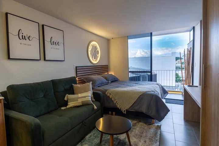 Loft De Lujo Con Vista Y Balcón • Norte Armenia - 亞美尼亞