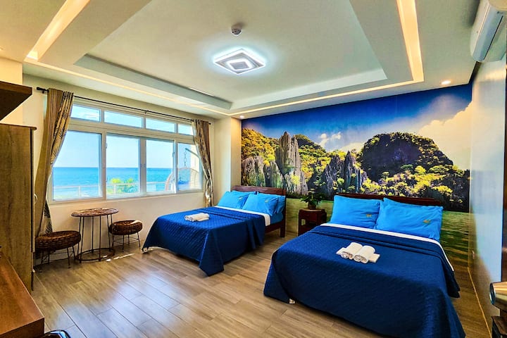 Zambales: Beachfront Family Room With Sea View - Cabangan