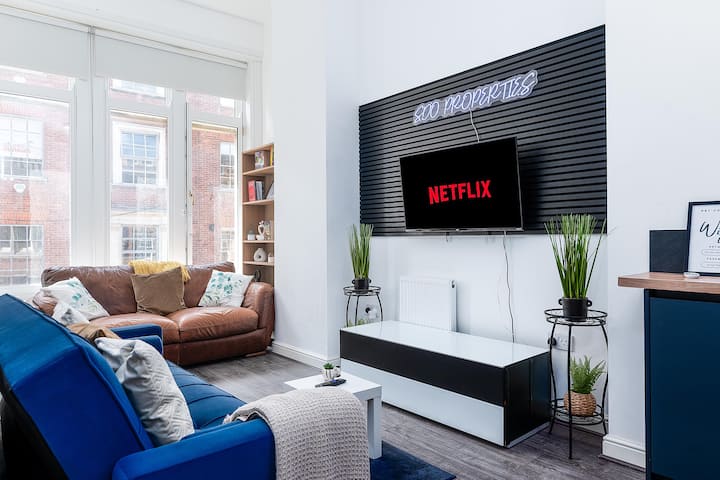 Deluxe 2 Bedroom Apartment In City Centre - Nottingham
