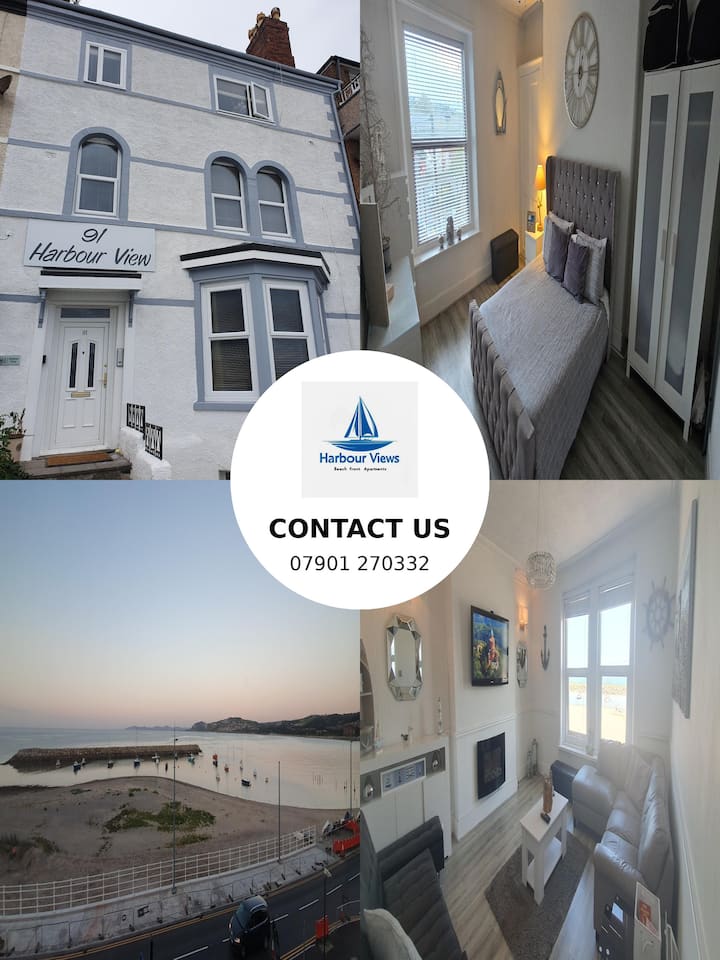 3 Harbour Views Beachfront Apartments - Colwyn Bay