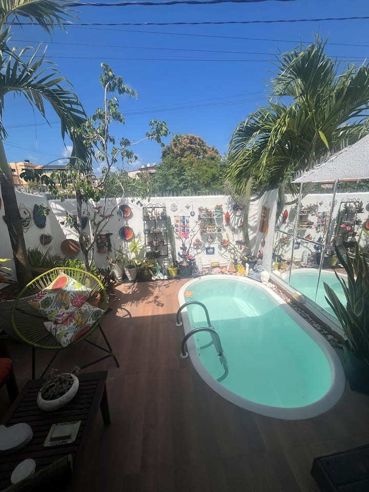 Bungalow, Backyard And Exclusive Pool - Pernambuco