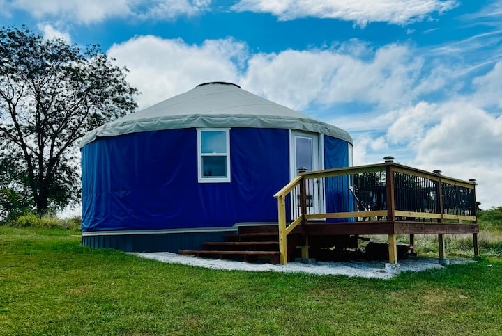 Glamping Yurt With Lake Views - Finger Lakes State Park, Columbia