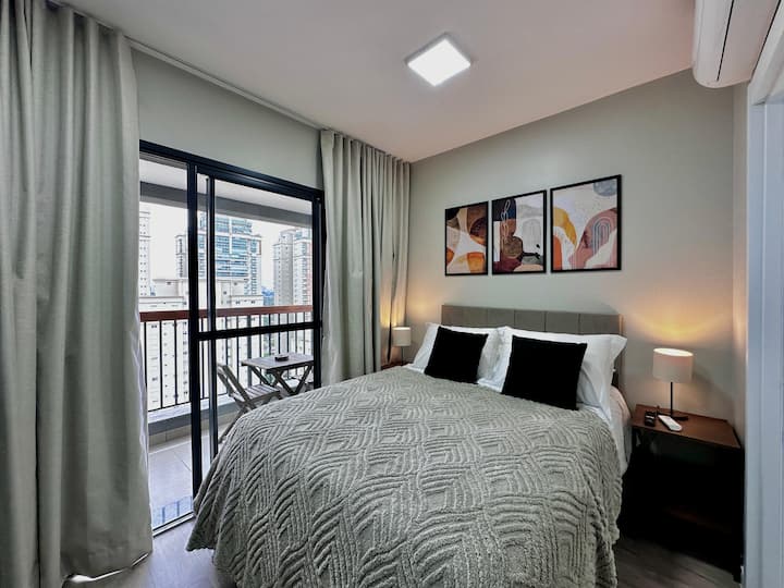 Studio C/piscina A 1 Minuto A Pé Do Metrô Brooklin - Santo Amaro