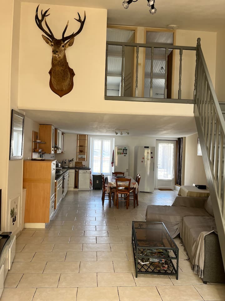 Jolie Maison Bord De Rivière Avec Ponton Privé - Marans