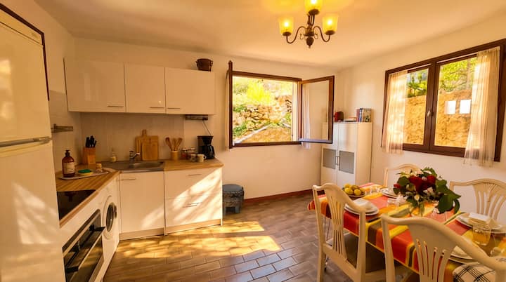 Appartement F2n°5* 1 éToile-jardin-village Typique - L'Île-Rousse