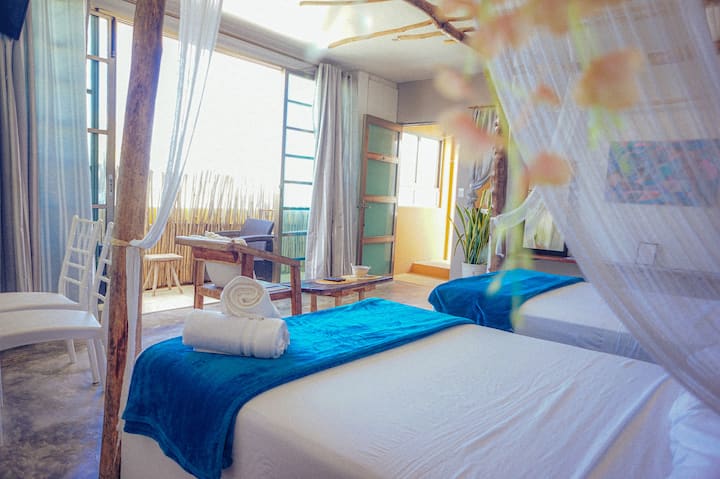 Maya3 Depto. 2 Camas Y Balcón - Isla Mujeres