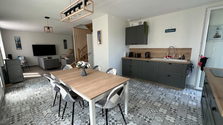 Maison Tout Confort 8 Personnes - Plozévet