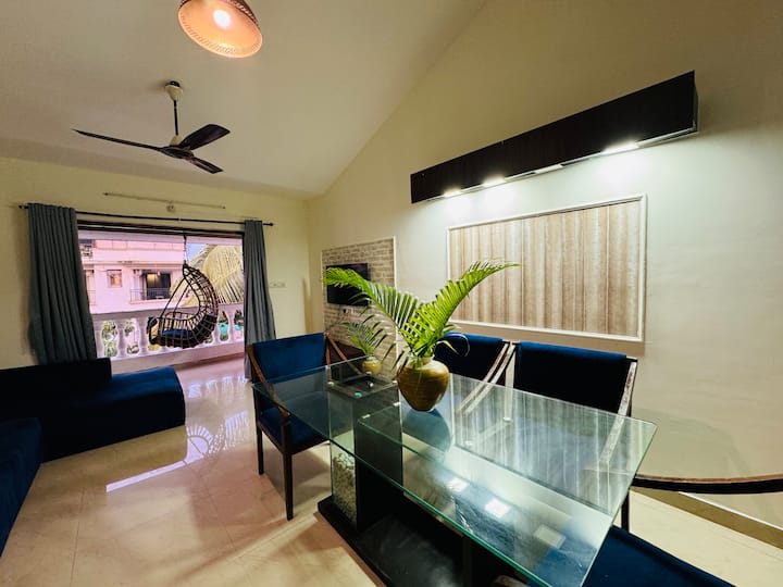 2bhk Pool View Apartment | Near Baga & Anjuna - Goa