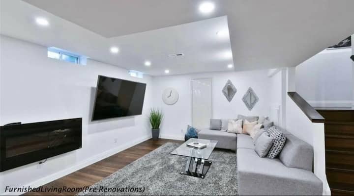 Stylish Basement Haven In North Ajax - Pickering