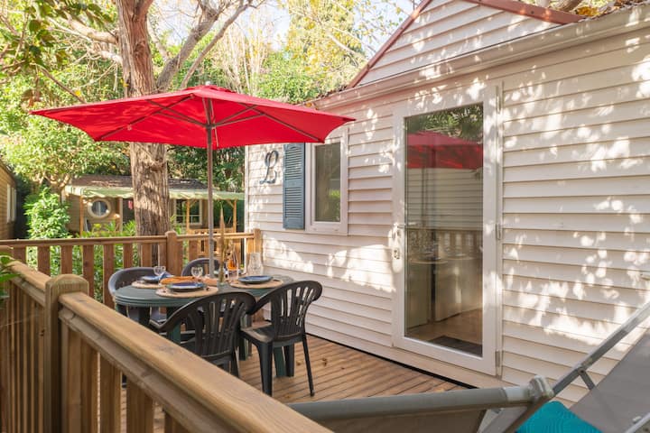 Mobil-home Cosy 2 Chambres + Clim + Piscine - Fontvieille