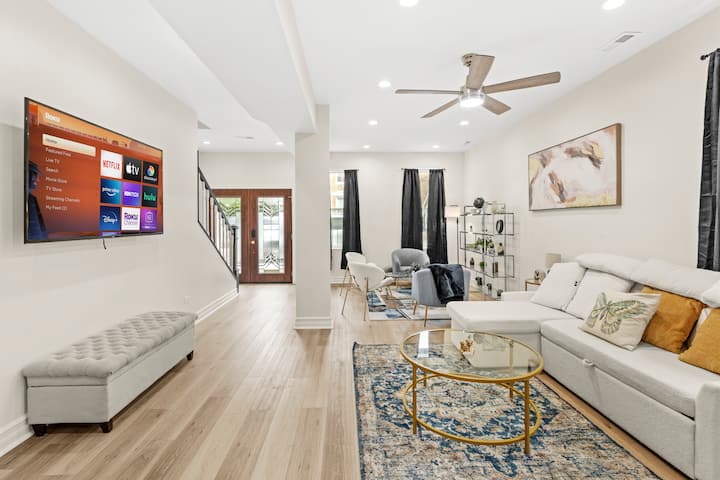 Luxe Escape 4br - Sleeps 12|mins To Downtown - Chicago, IL