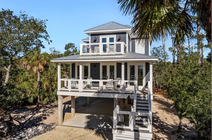 New Home, New Private Pool And Steps To The Beach - Cape San Blas