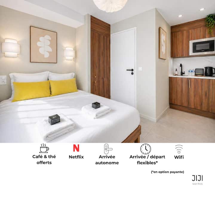 Jiji Suites • Suite éLégante Avec Netflix • Sénart - Lieusaint