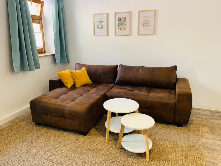 Am Schloss Wolkenstein, 86m2, 3 Br,babybett,office - Wolkenstein
