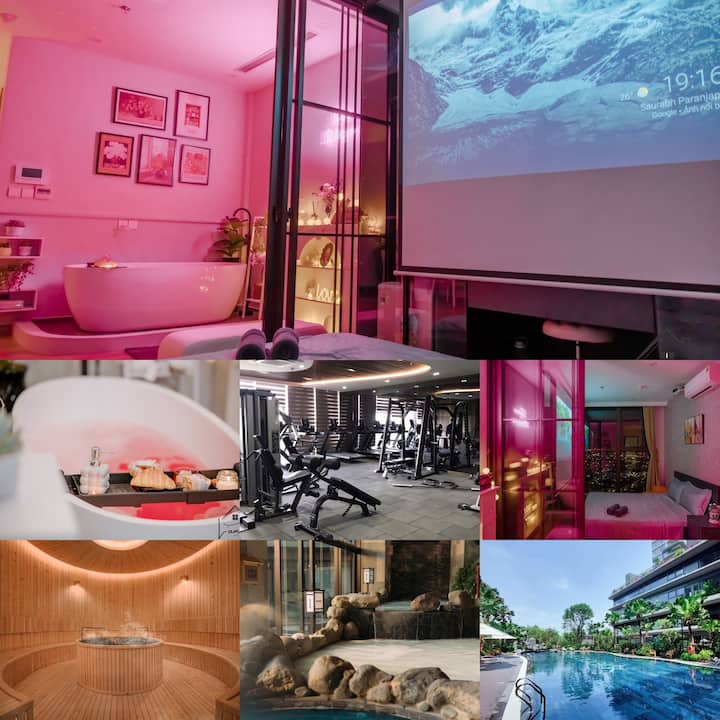Rose Whisper-1br/projector&bathtube/gym+pool - tt. Như Quỳnh