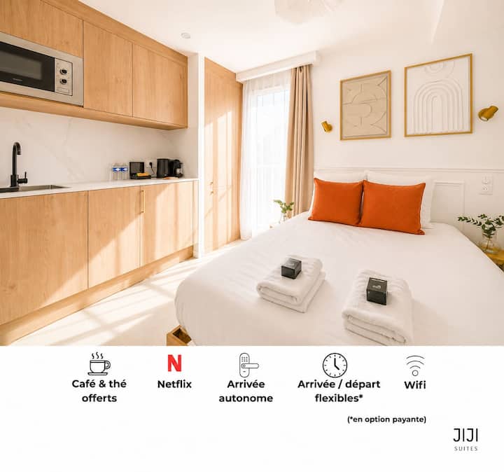 Jiji Suites • Suite ÉLégance • Sénart - Boussy-Saint-Antoine