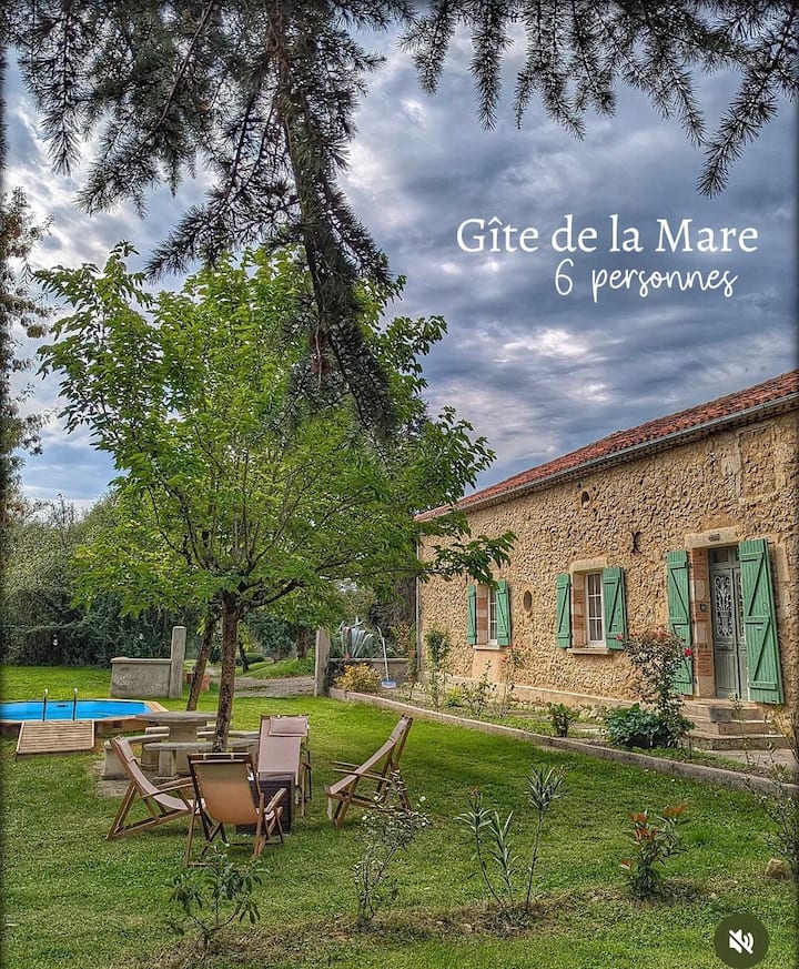 Domaine De Pourrouquet - Gîte De "La Mare" - Vic-Fezensac