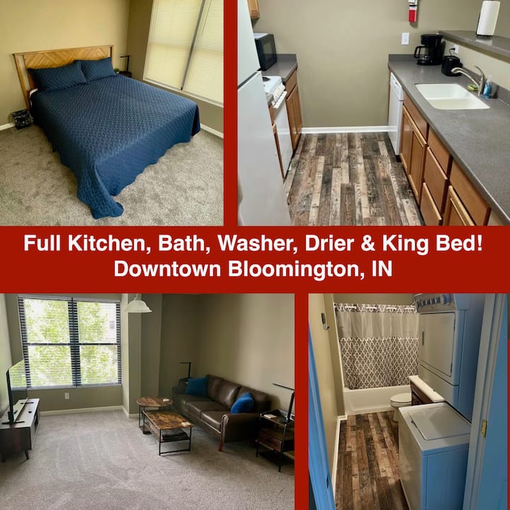 Downtown Bloomington Apartment With King Bed - Bloomington, IN