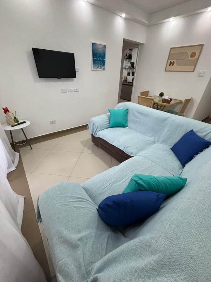 Apartamento 100mt Praia 5 Hospedes - Santos, Brasil