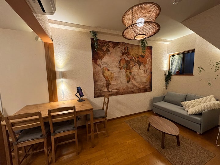 3beds,1sofa Bed、40㎡、駅まで徒歩5分。羽田空港まで車で15分、電車で20分。 - Yokohama