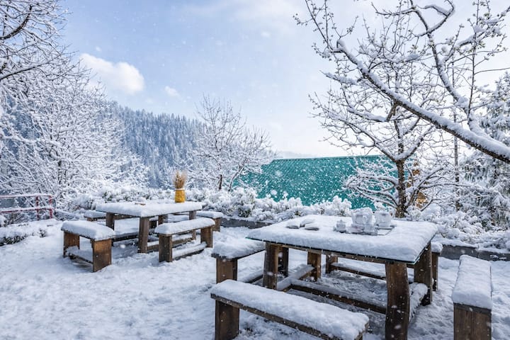 Serene Heights: Luxury Villa W/ Cottages & Sauna - Himachal Pradesh