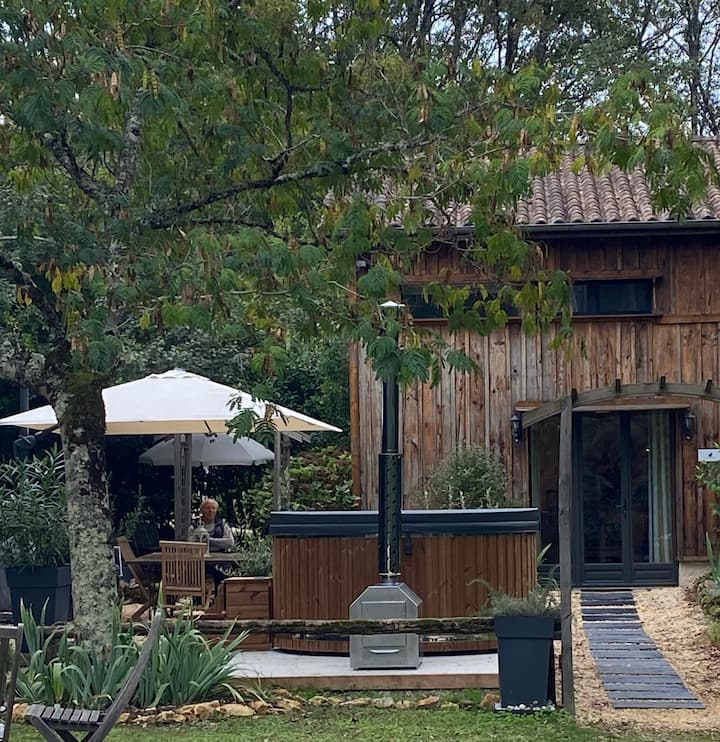 Bain Nordique Privé Cosy Près Du Château Biron - Monpazier