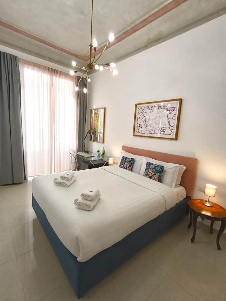 Premium, Quiet Flat. 1886 Fresco: 5 Min To Termini - Rome