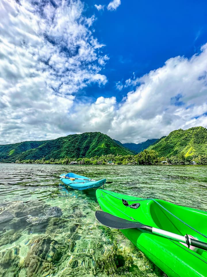 Lagon & Montagne Au Bout De Tahiti Teahupo'o Lodge - Polynésie française