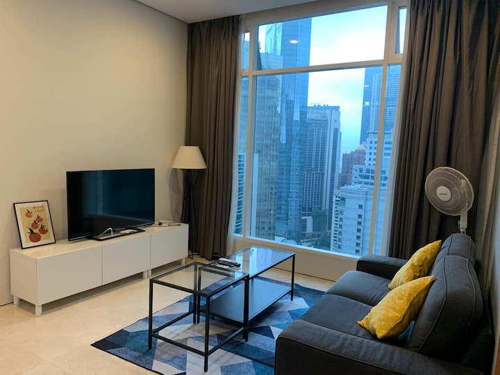 2-5pax/soho Suites Klcc/2 Queen 1 Single Bed - Kuala Lumpur