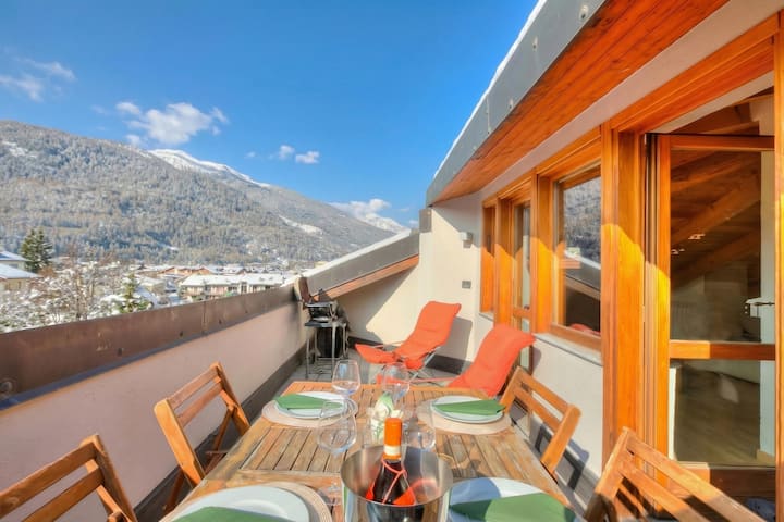 Sunny Penthouse - By Happy Rentals - Sauze d'Oulx