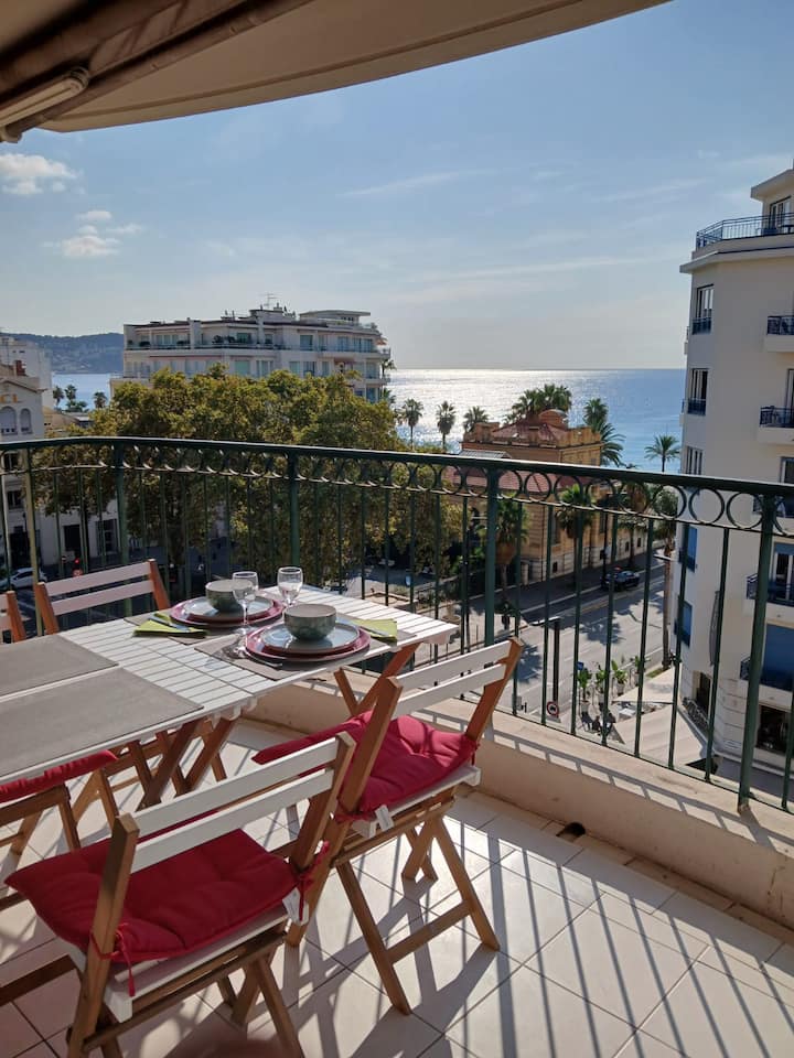 New Vue Mer Terrasse Piscine - Niza