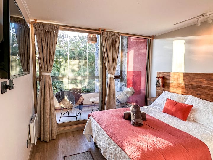 Descanso Ideal: Terraza Cerrada, Piscina Y 2tv - Pucón